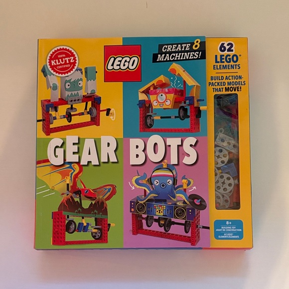 Lego | Toys | Lego Gear Bots Building Set Red Blue Yellow | Poshmark